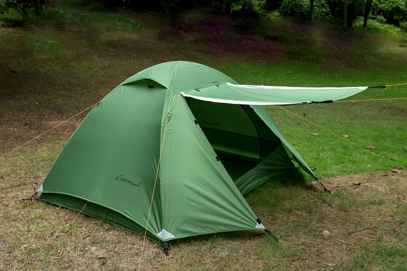 Clostnature 2-Man Tent for Backpacking, 2 Person Waterproof Camping Do
